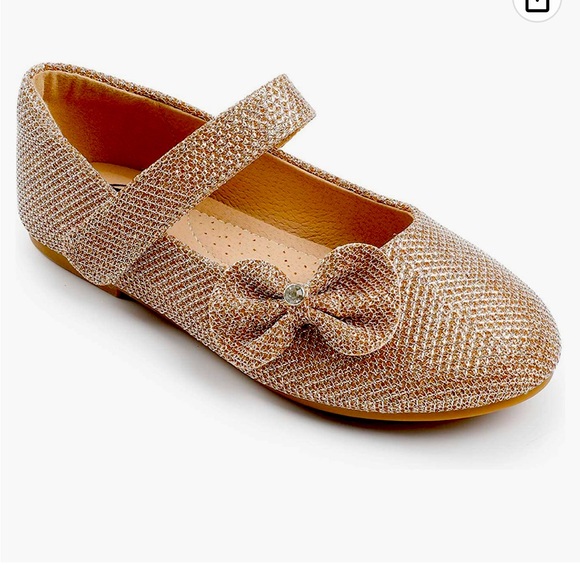 Shoes | Girls Golden Mary Jane Shoes Size 4 New | Poshmark